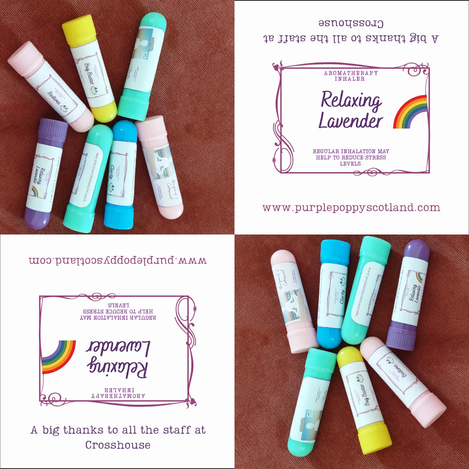 Aromatherapy Inhalers – Purple Poppy Wellness